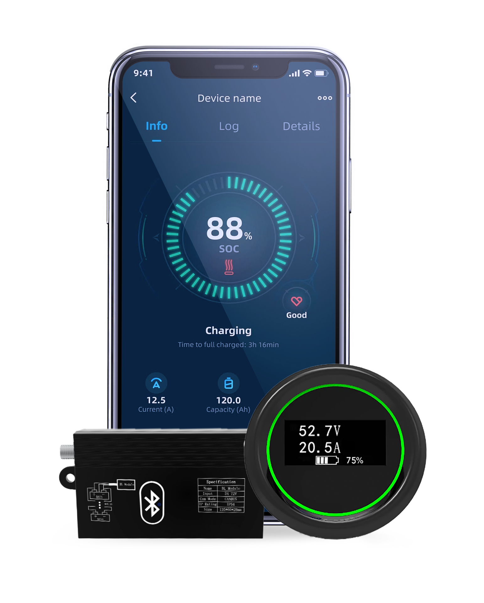 Golf Cart Monitor | Invicta Lithium Batteries