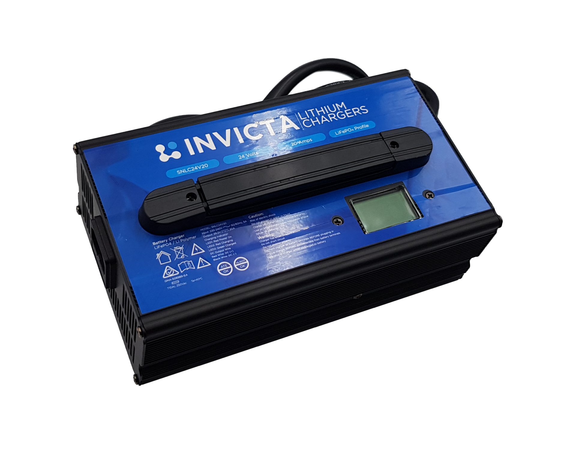 Lithium Chargers 12V-48V | Invicta Lithium Batteries